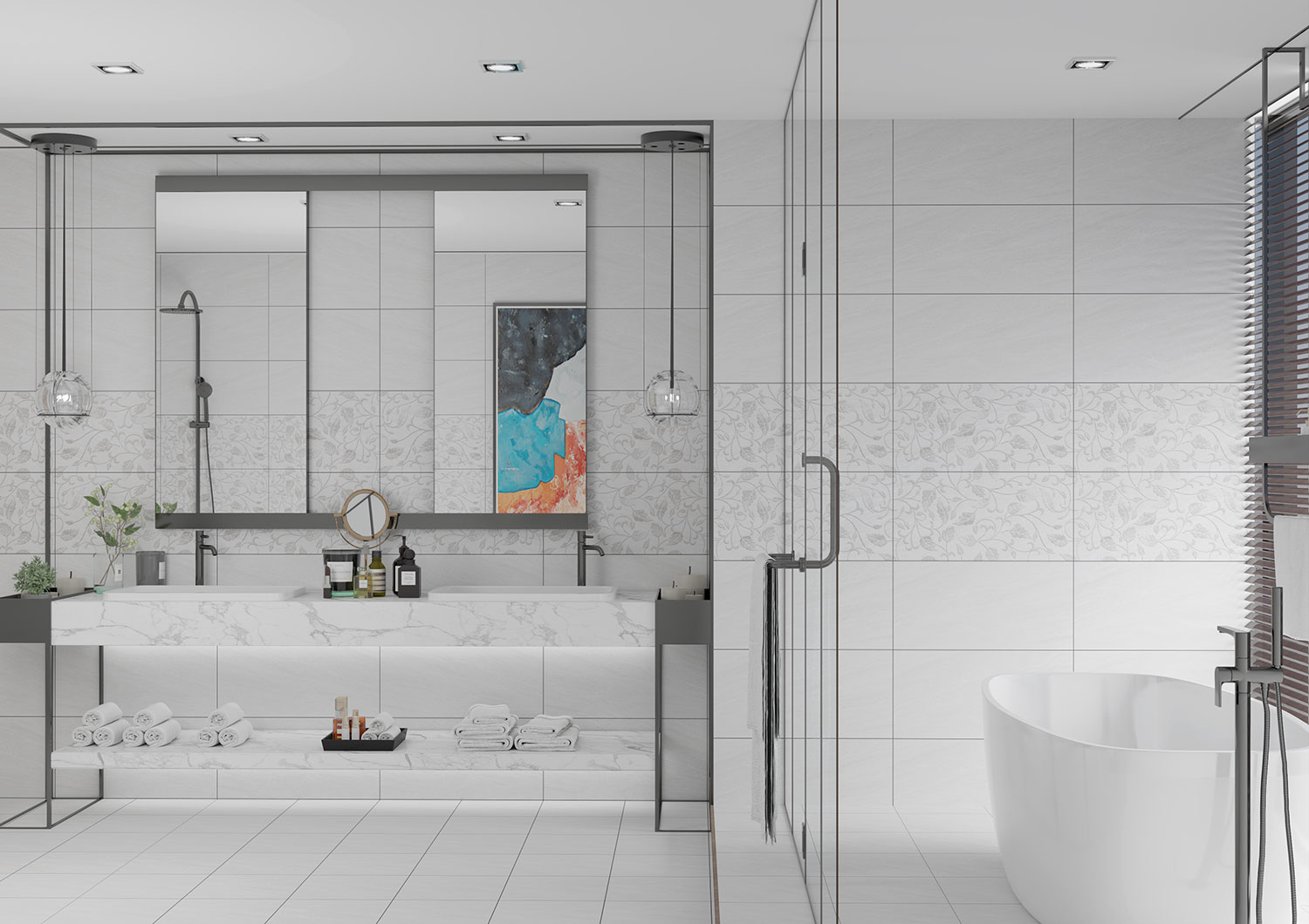 Kajaria Bathroom Tile Designs